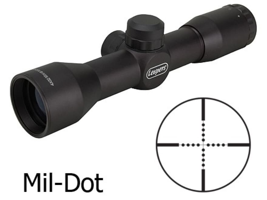 Leapers UTG Golden Image Compact Rifle Scope 4x 32mm Mil-Dot Reticle