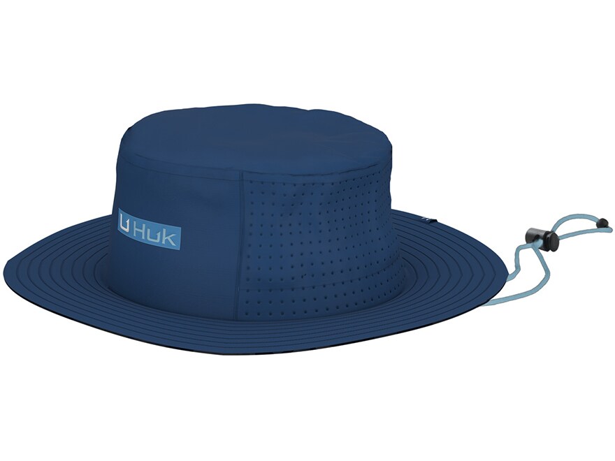 Huk Mens Tidal Map Performance Bucket Hat Set Sail