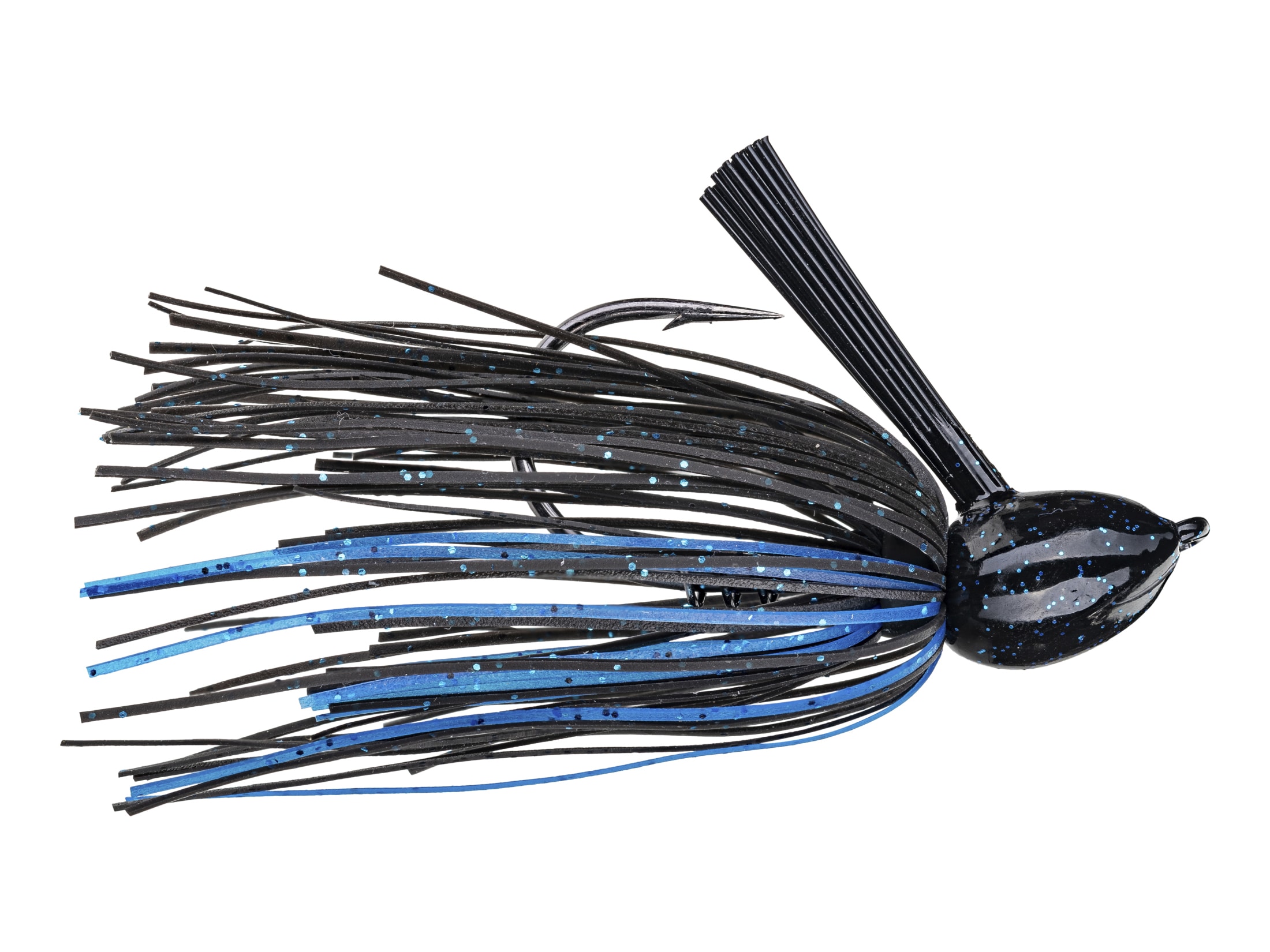 Strike King Hack Attack Fluoro Flipping Jig Black Brown Amber 1/2oz