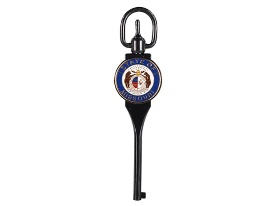 ASP G1 Handcuff Key SS Black Brass Missouri State Seal Emblem