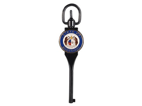 ASP G1 Handcuff Key SS Black Brass Missouri State Seal Emblem