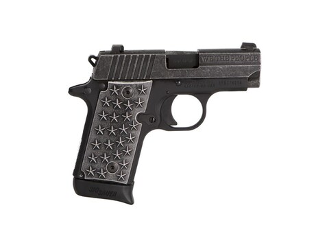 Sig Sauer P238 Pistol 380 ACP 2.7 Barrel We the People Edition Siglite