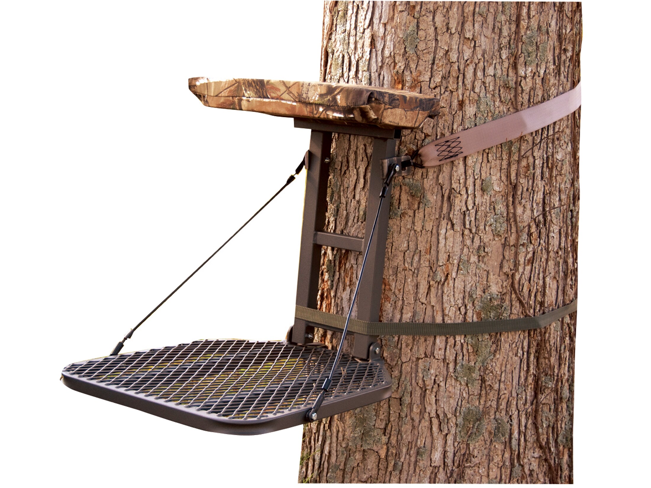 Summit Perch ECS Hang On Treestand Steel Realtree AP Camo