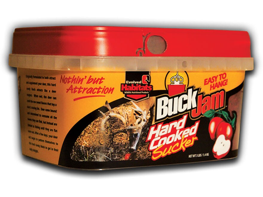 Evolved Habitats Buck Jam Hard Cooked Sucker Deer Attractant Block 3