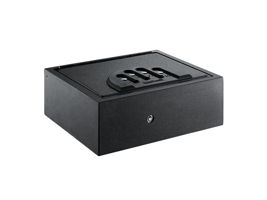 GunVault DrawerVault Personal Safe Biometric Lock Black