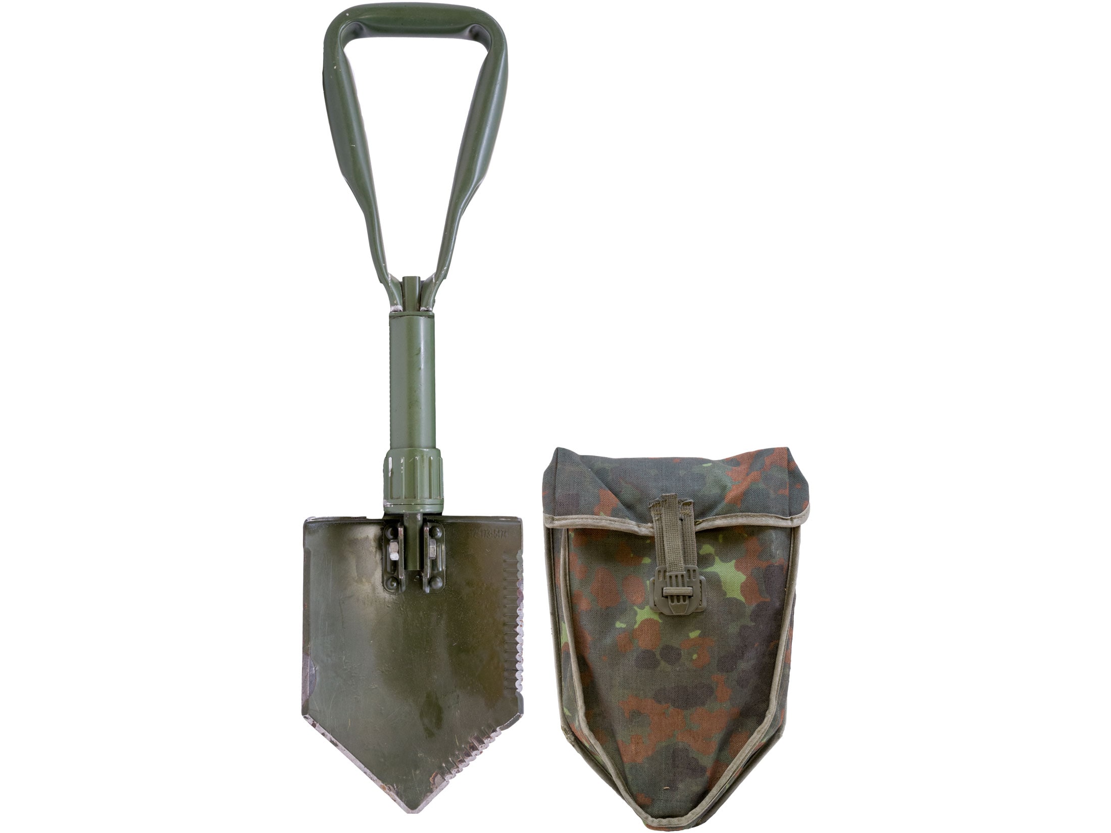 Military Surplus German Entrenching Tool Flecktarn Carrier Grade 2