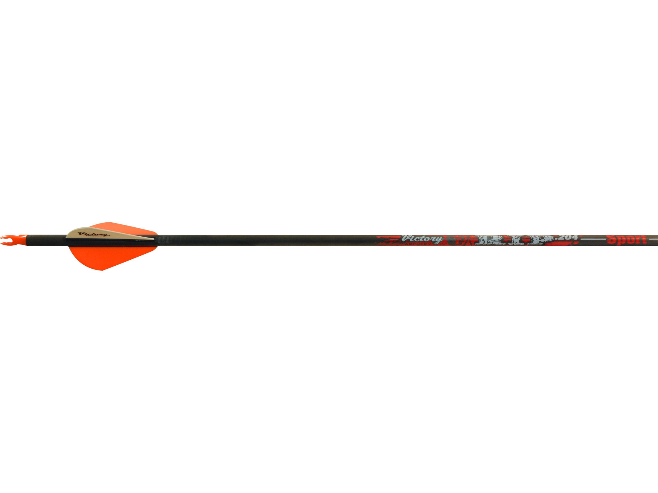 Victory RIP Sport .204 Series 400 Carbon Arrow 2 Vanes Black 6PK