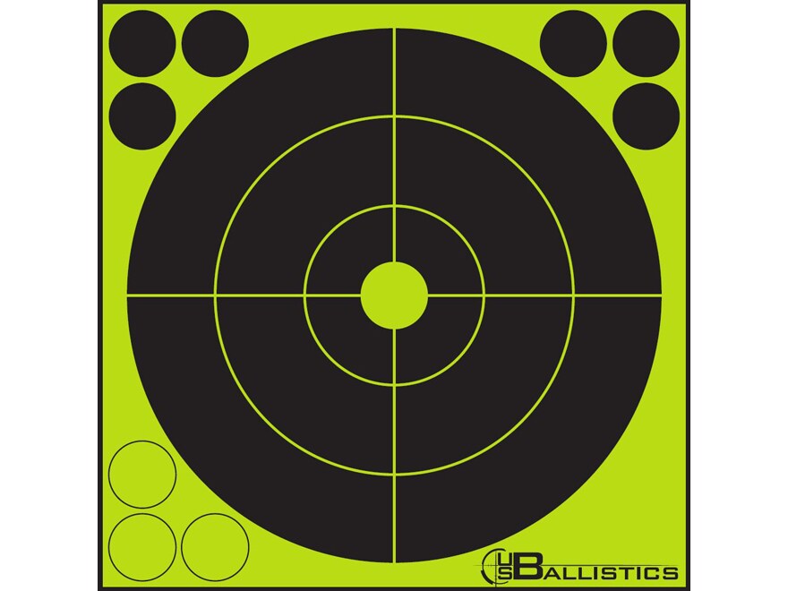 MidwayUSA Reactive Target 6 Self-Adhesive Bullseye 50PK 450 Pasters