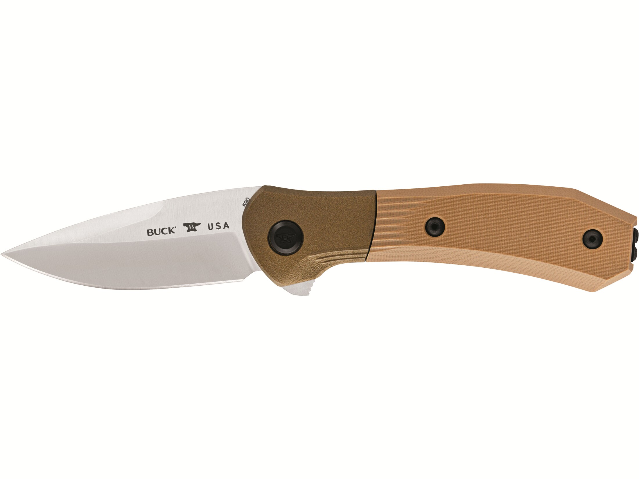 Buck Knives 590 Paradigm Folding Knife 3 Drop Point S35VN Satin Blade