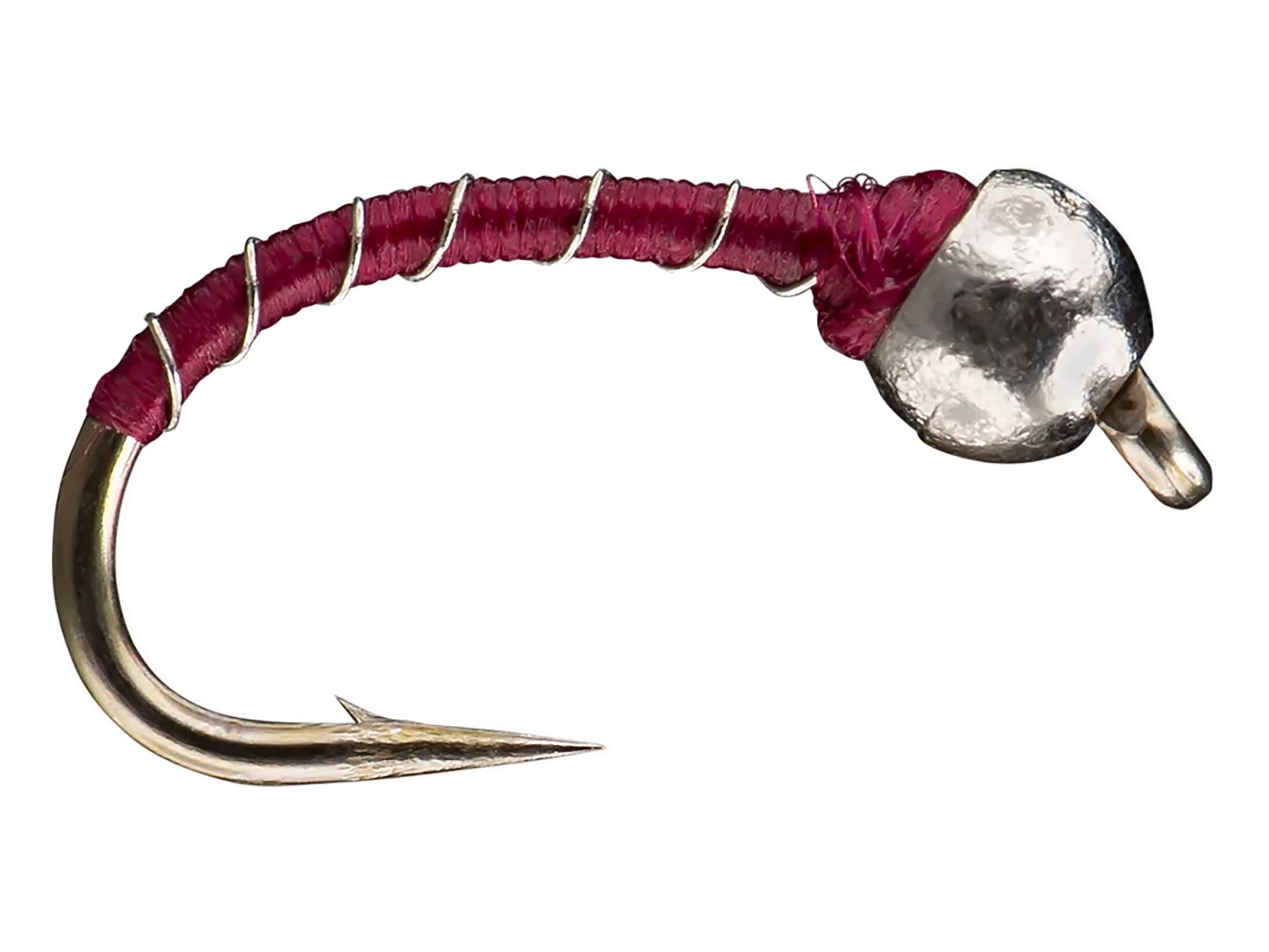 RIO Tungsten Zebra Midge Nymph Black Size 18 12PK