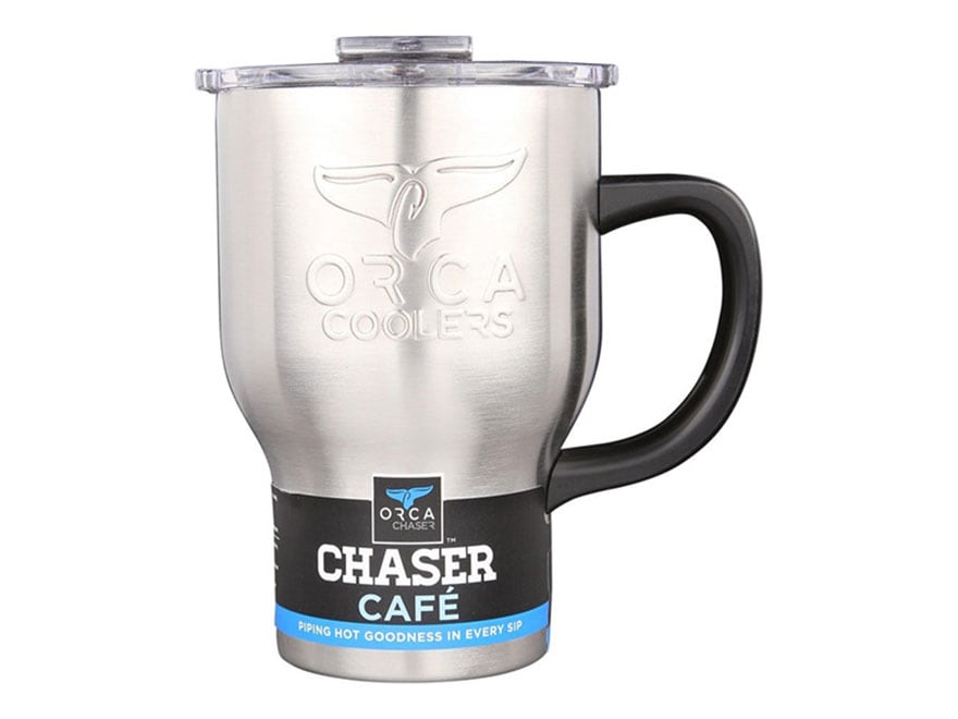 Orca Chaser Cafe 20oz Vacuum Insulated Coffee Mug SS