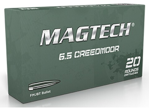 Magtech Ammo 6.5 Creedmoor 140 Grain Full Metal Jacket Box of 20