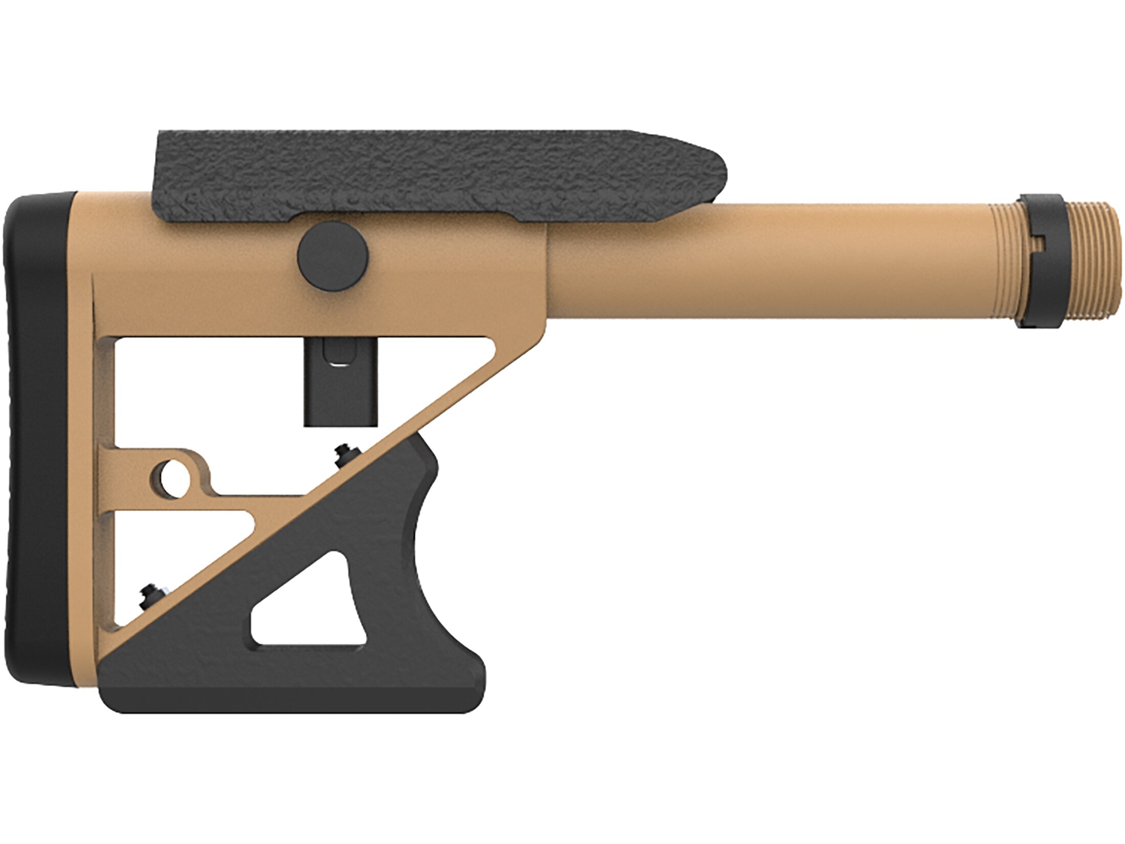 Ultradyne Adjustable Stock Large - XL Aluminum Armor Black