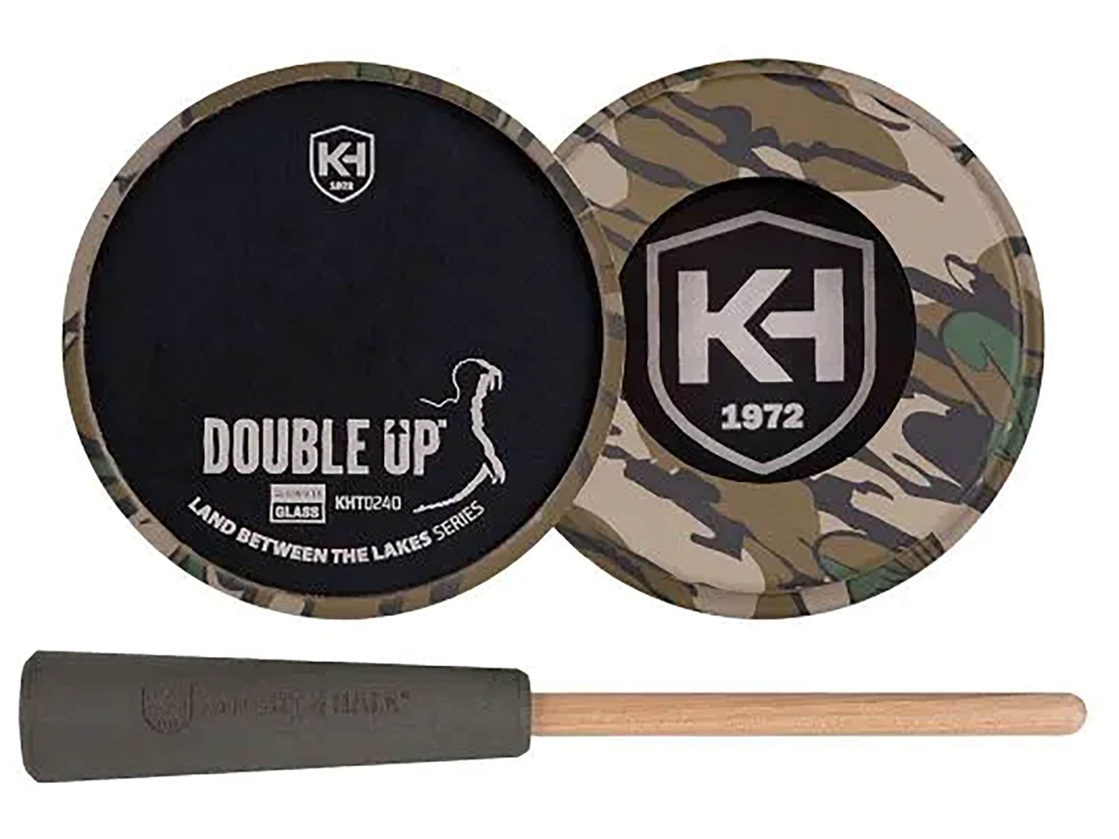 Knight & Hale Double Up Turkey Pot Call Slate Over Glass