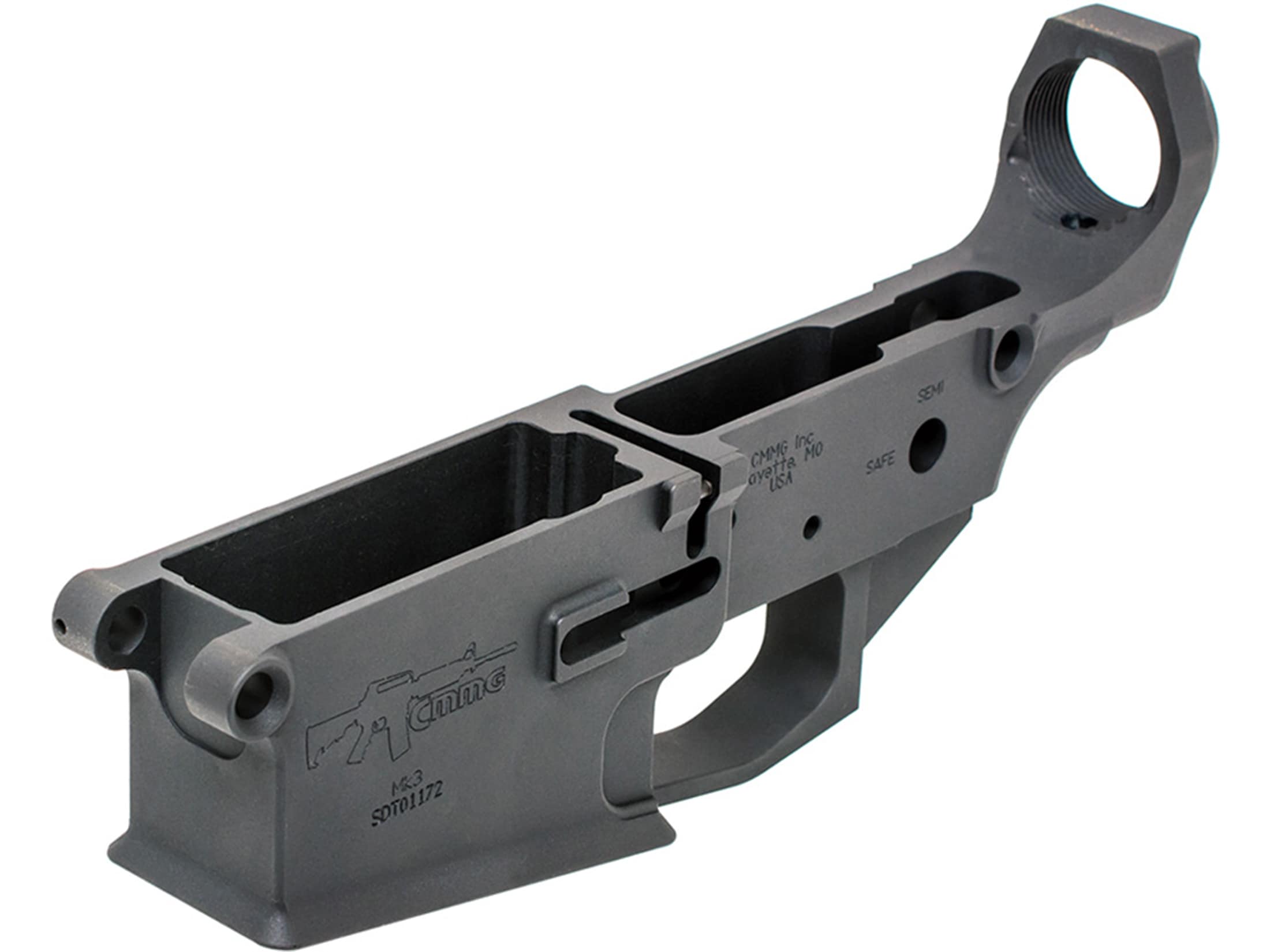 CMMG Mk-3 AR-10 Stripped Lower Receiver Anodized Black