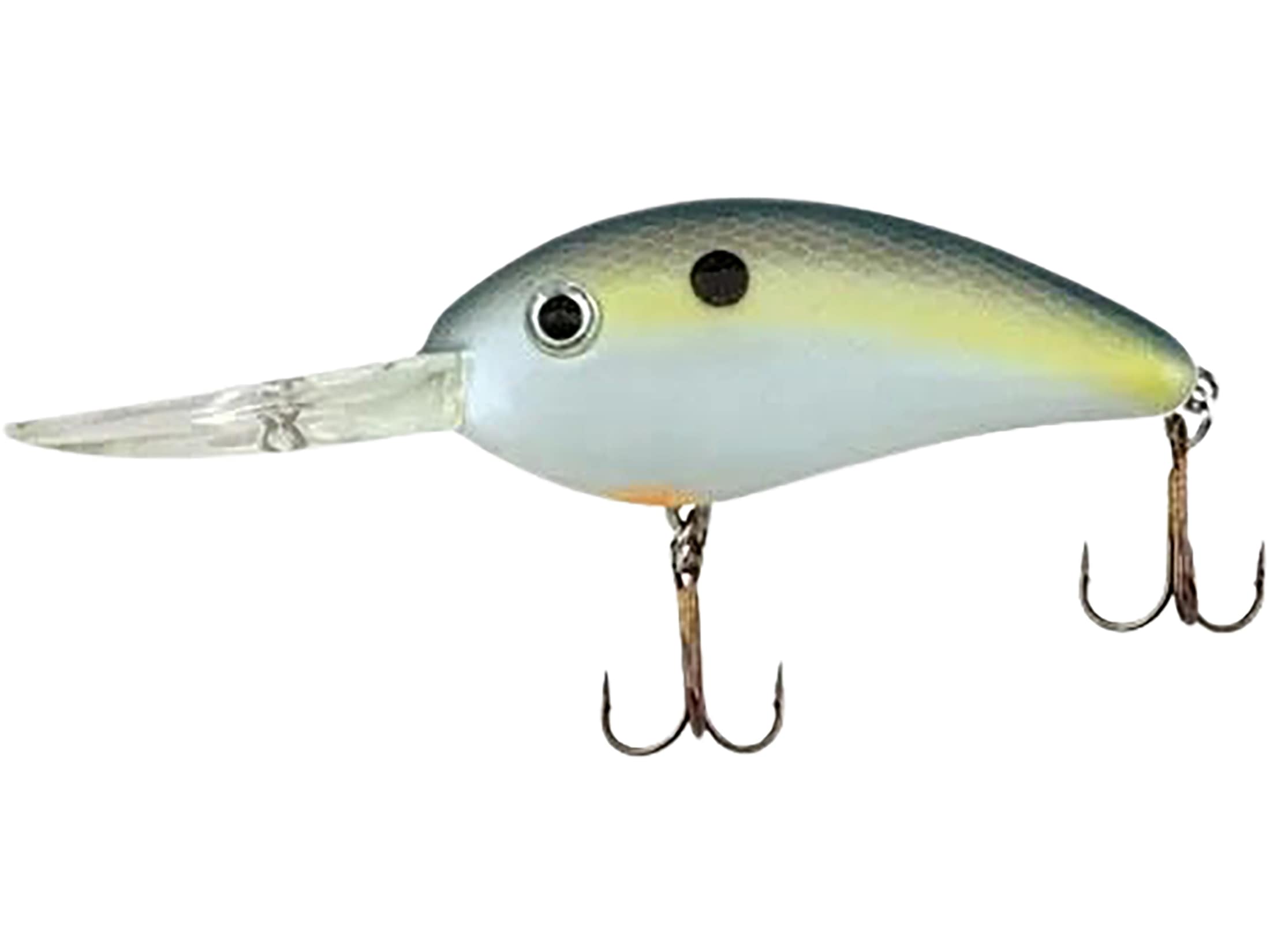 Bomber Fat Free Shad Jr Crankbait Pearl White