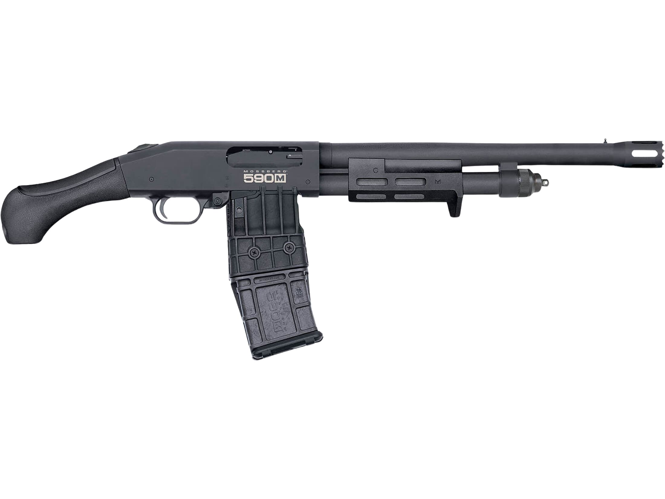 Mossberg 590M Stand-Off Pump 12 Ga Shotgun 14.375 Black Barrel Black