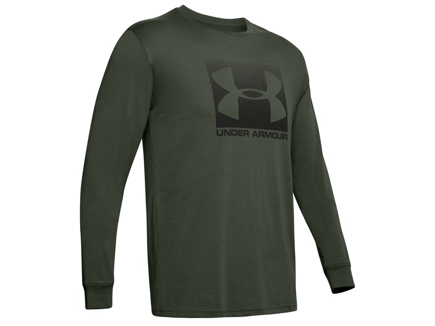Under Armour Men's UA Boxed Sportstyle Long Sleeve T-Shirt Cotton/Poly