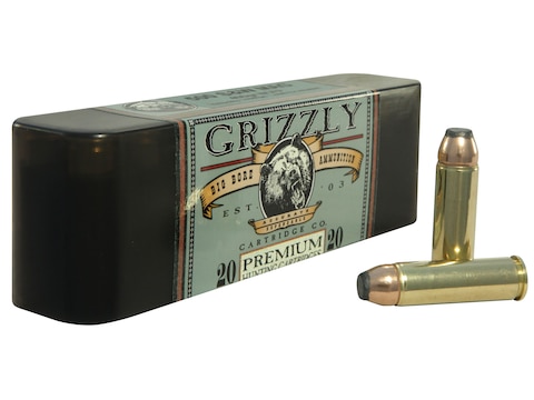 Grizzly Ammo 500 S&W Mag 400 Grain Hawk Bonded Core Jacketed Flat