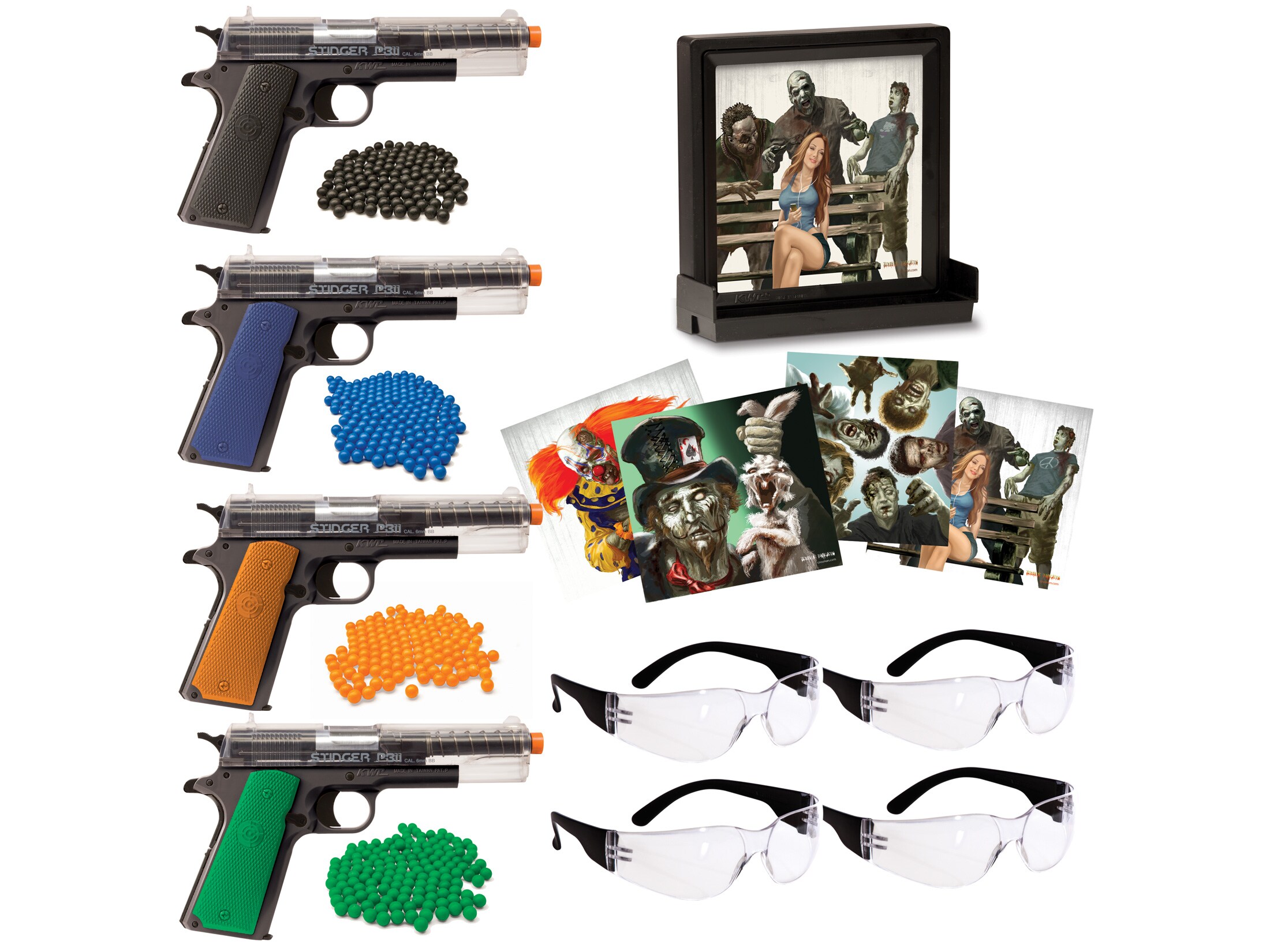 Crosman Airsoft Fun Kit Zombie Targets