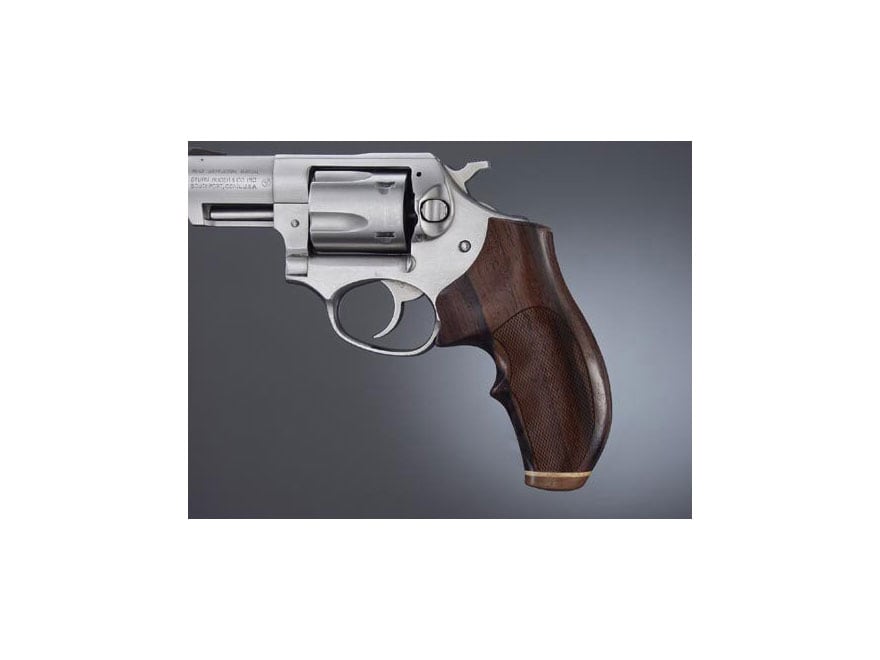 Hogue Fancy Hardwood Grips Accent Stripe Top Finger Groove Ruger SP101