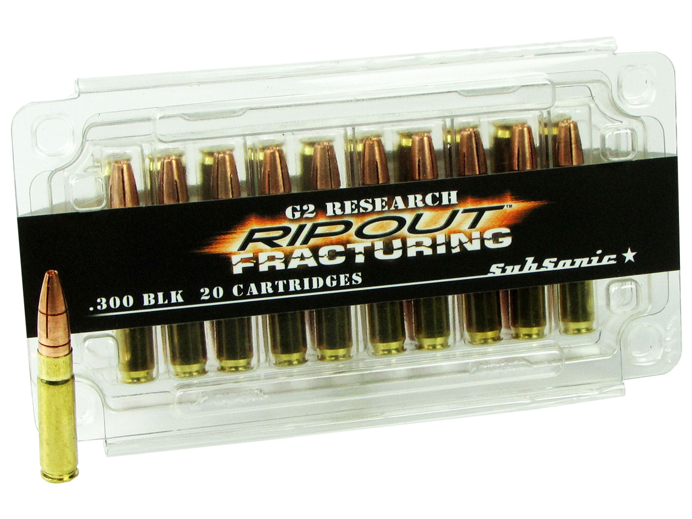 G2 Research RIP-OUT 300 Blackout Ammo 200 Grain G2 R.I.P. Fragmenting