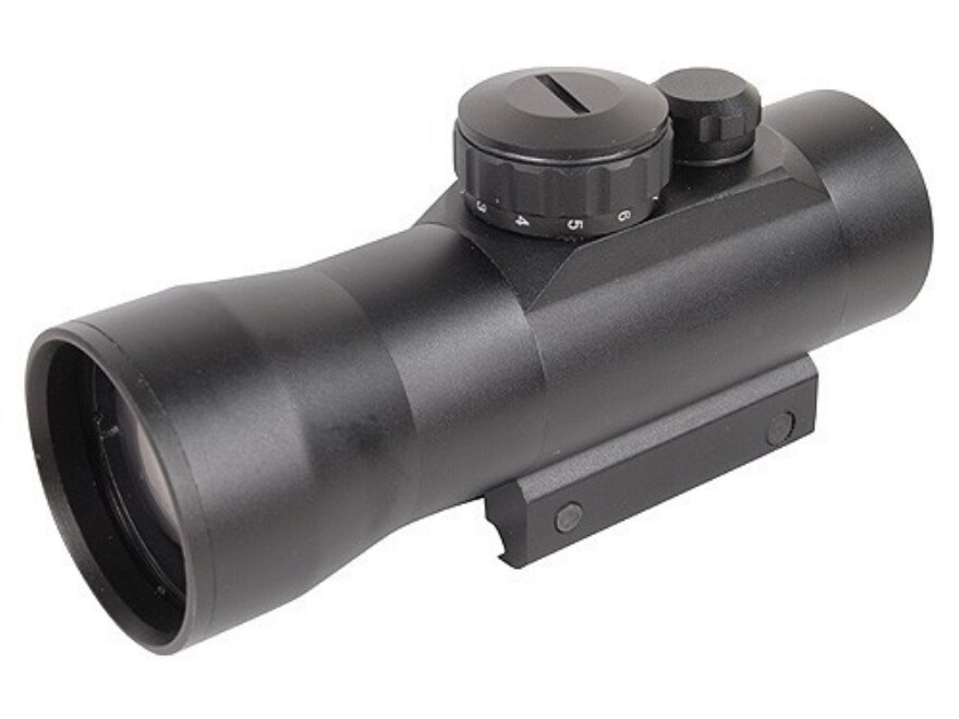 Barska Red Dot Sight 30mm Tube 2x 5 MOA Dot Integral Weaver-Style