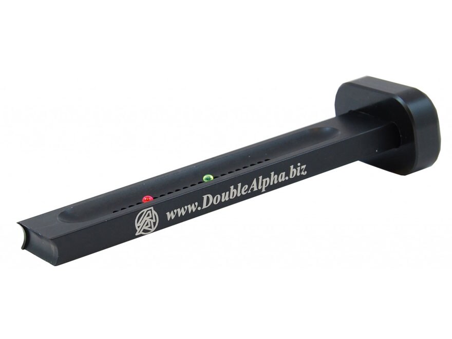 Double-Alpha In-Mag Bullet Counter Anodized Aluminum Black