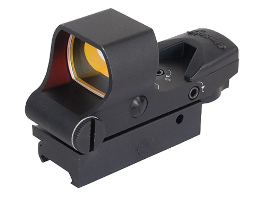 AimShot Reflex Red Dot Sight 4-Pattern Reticle (8 MOA Dot, 20 MOA