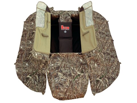 Banded Cross Cut Layout Blind 600D Fabric Max-5 Camo