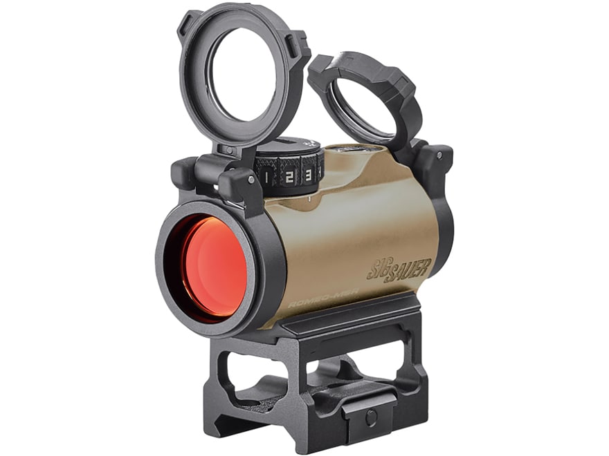 Sig Sauer Romeo-MSR Red Dot Sight 1x 20mm 2 MOA Red Dot QD Mount FDE