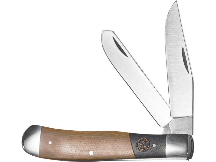 American Buffalo Knife & Tool Rattler Trapper Folding Knife 3.5 Clip