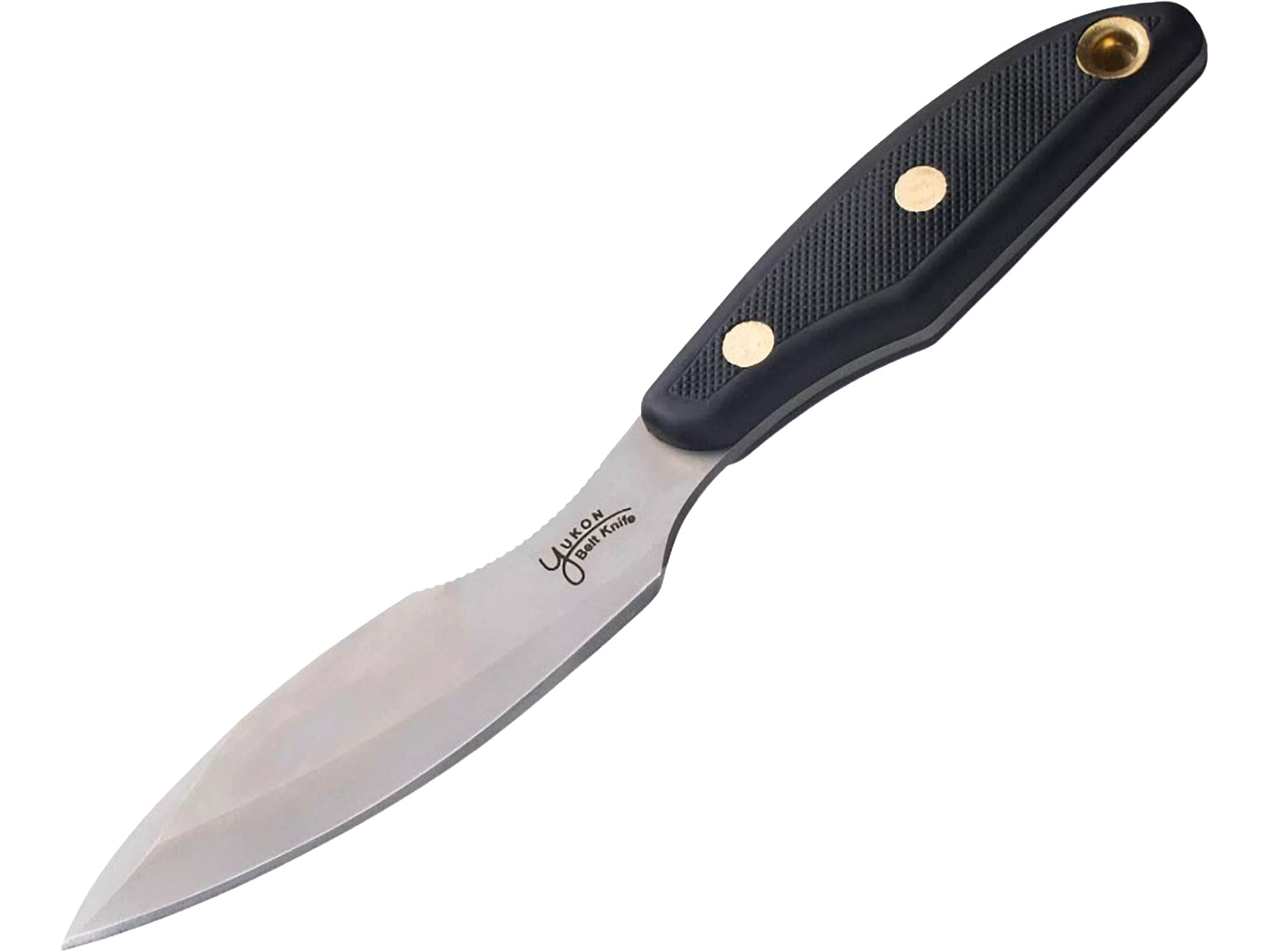 Knives of Alaska Yukon #2 Fixed Blade Knife 3.95 Elliptical D2 Bead
