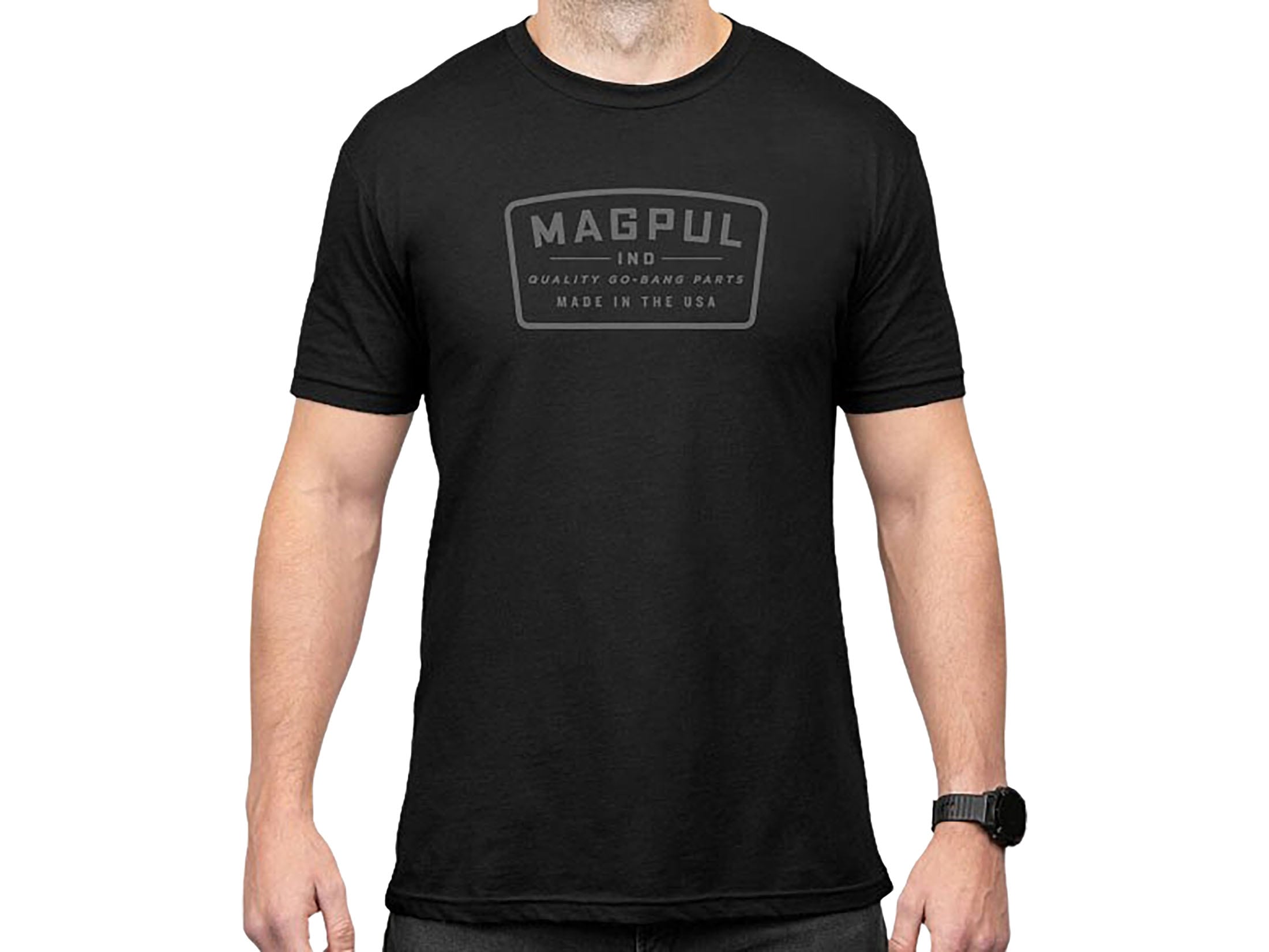Magpul Men's Go Bang Parts Patch CVC Short Sleeve Crew Neck T Shirt