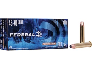 Product Comparison for Federal Power-Shok 45-70 Government Ammo 300 ...