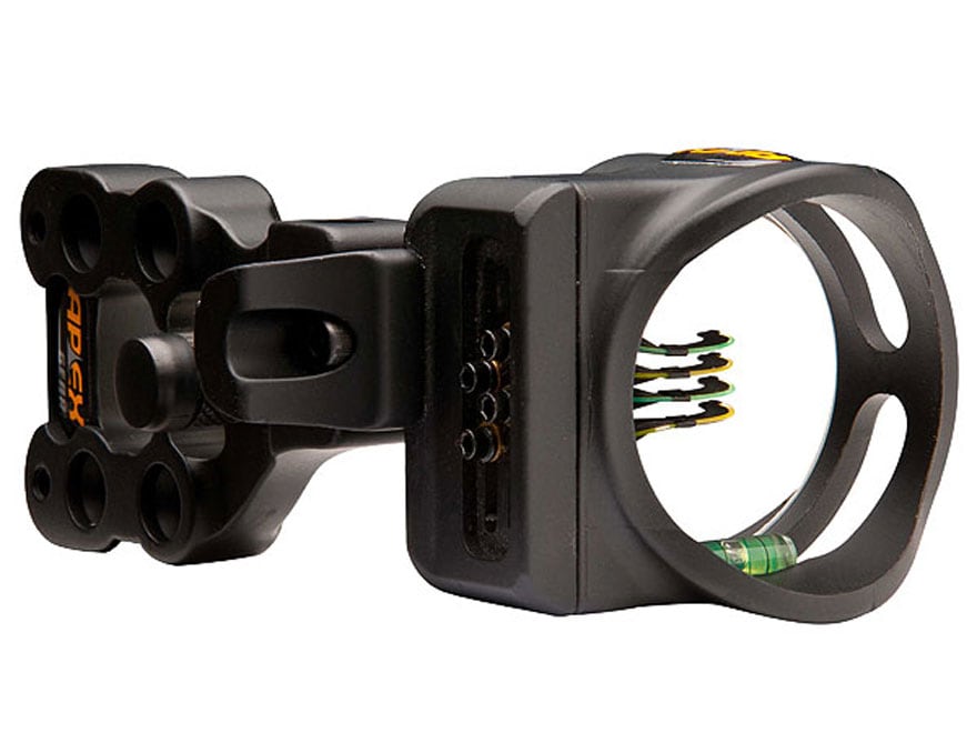 Apex Gear Accu-Strike 4-Pin Bow Sight .019 Diameter Pins Realtree Xtra