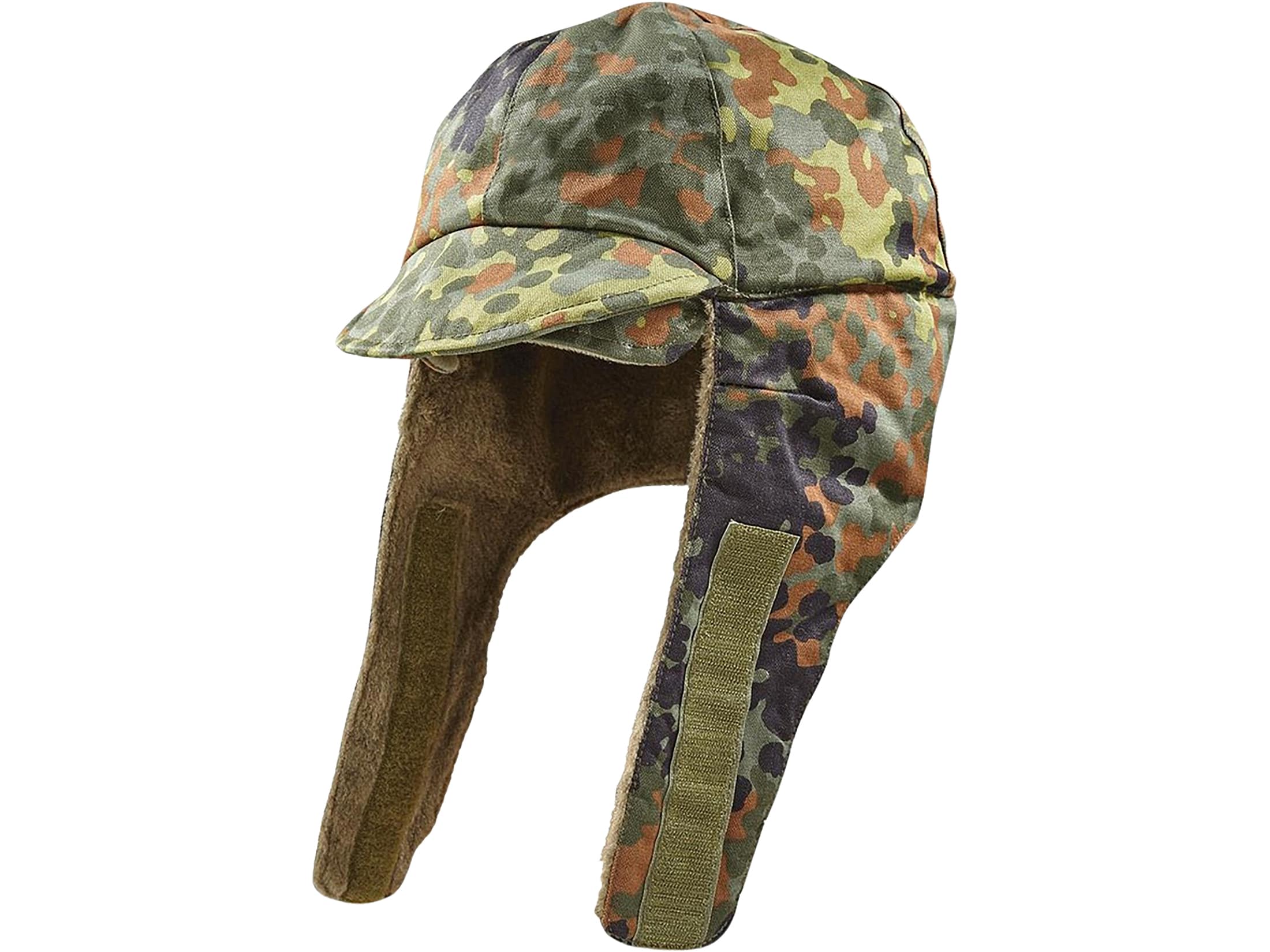 Military Surplus German Winter Cap Grade 2 Flecktarn XL