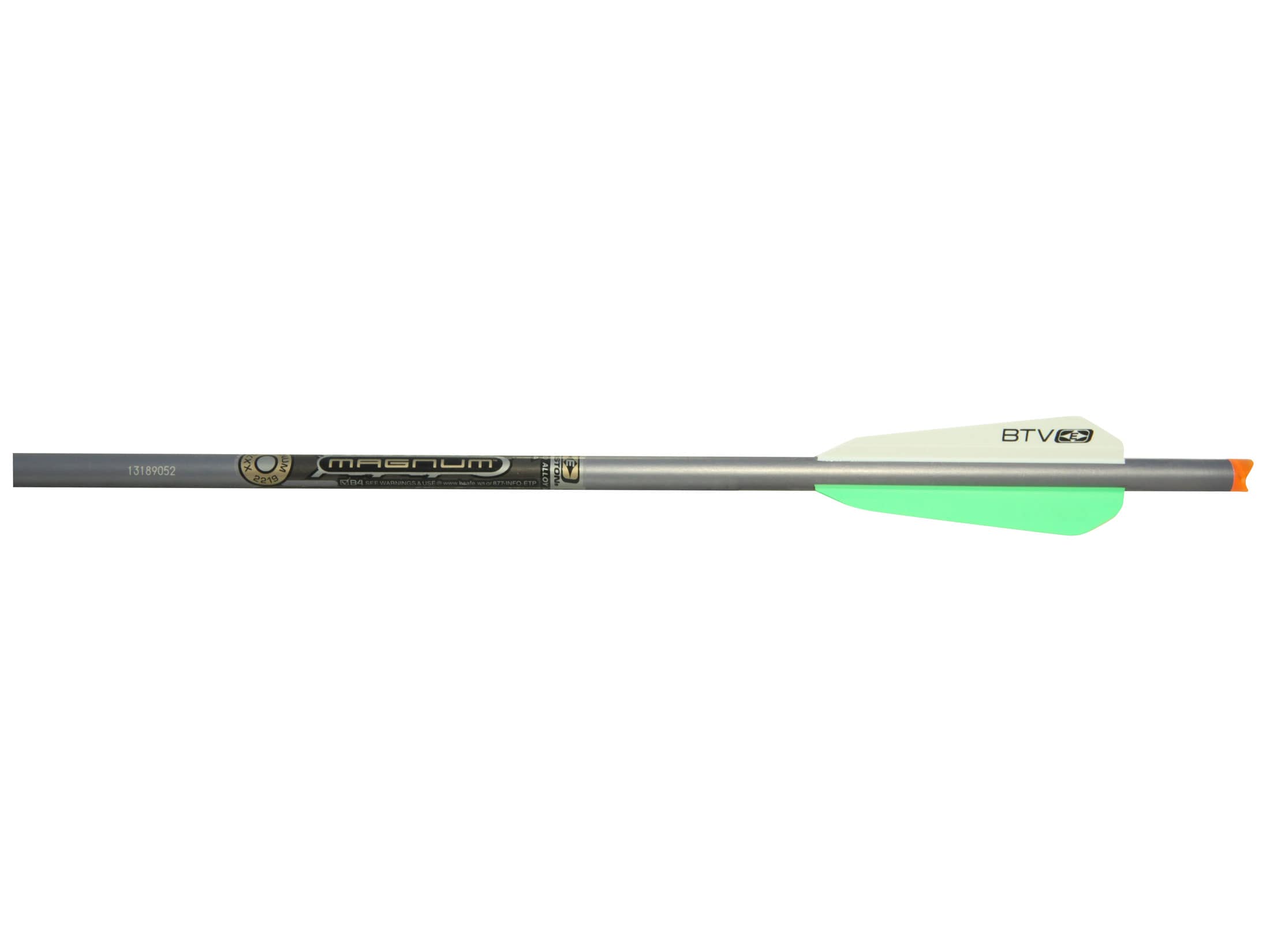 Easton XX75 Mag 2219 22 Aluminum Crossbow Bolt 3 BTV Crossbow Vanes