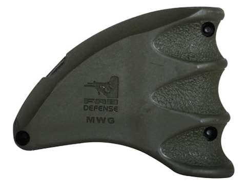 FAB Defense MWG Mag Well Extension Grip AR-15 Polymer Olive Drab