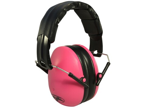 Walker's Duck Commander Women Youth Folding Earmuffs (NRR 27dB) Pink