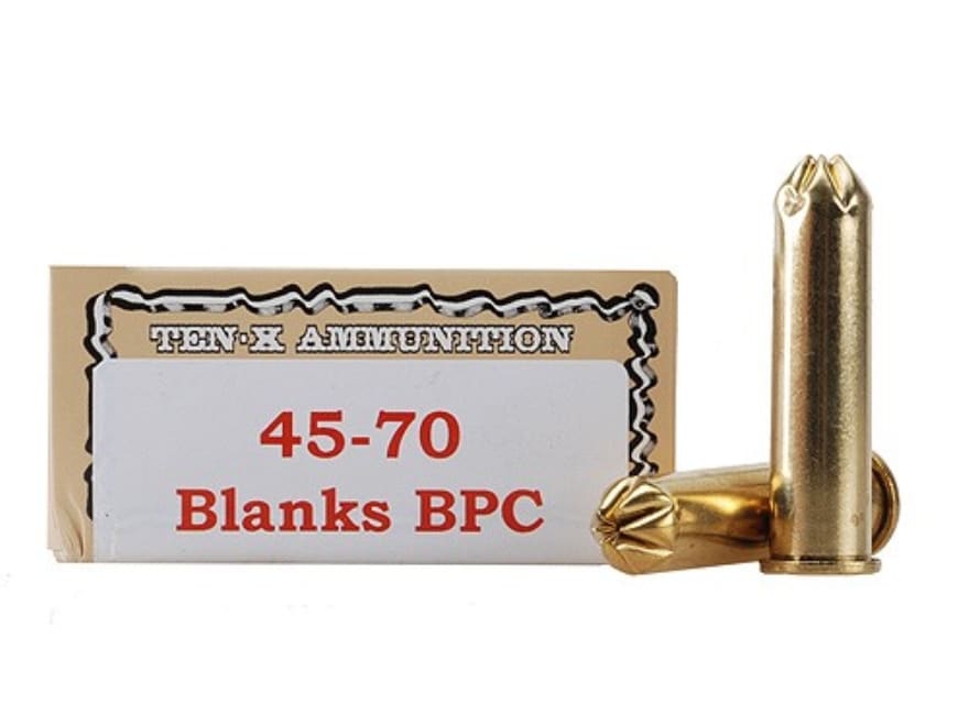 Ten-X Cowboy Ammo 45-70 Government Blank BPC Box of 20