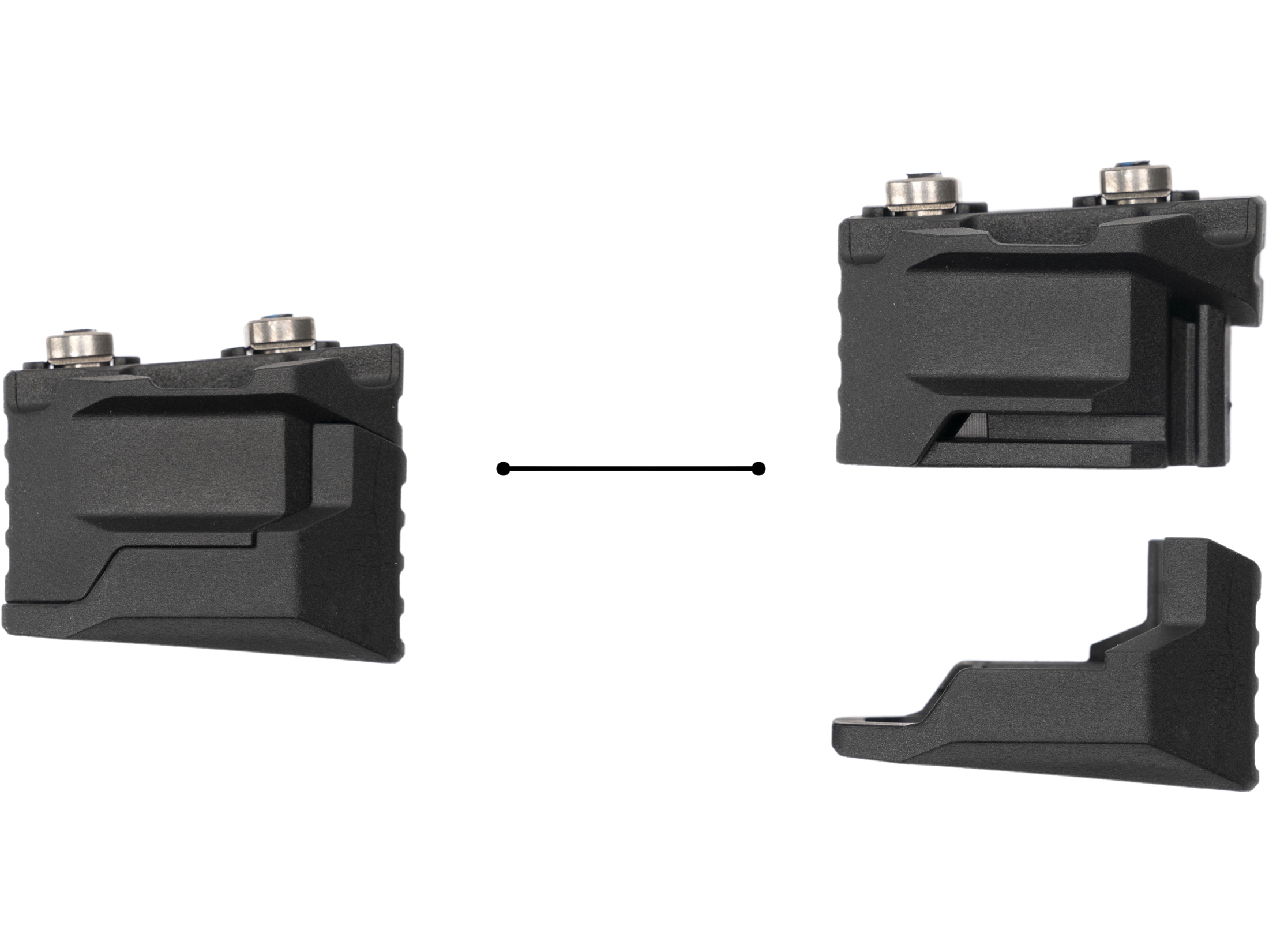 Strike Industries Stacked Angled Grip Cable Management Picatinny