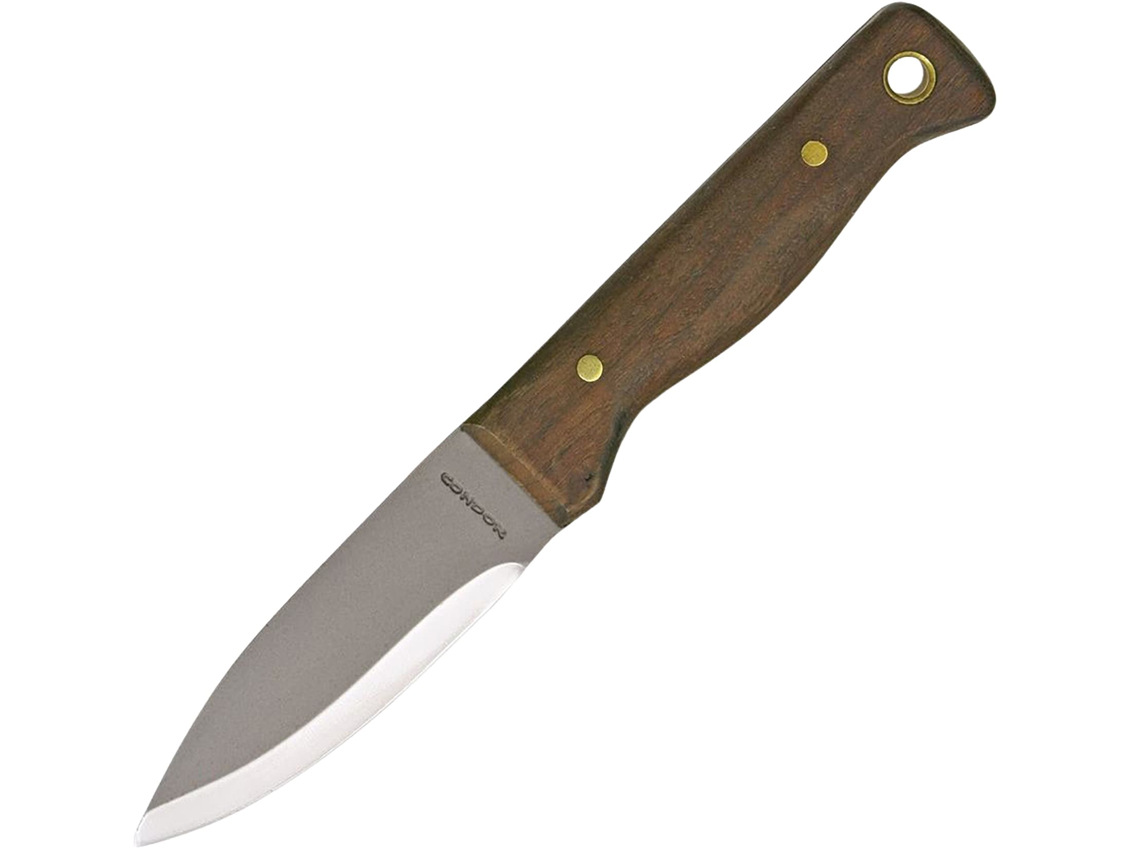 Condor Knives Bushlore Fixed Blade Knife 4.3 Drop Point 1075 Polished