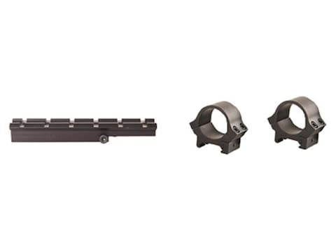 B-Square Military Weaver-Style Scope Base 1 Rings Mauser 98 Matte