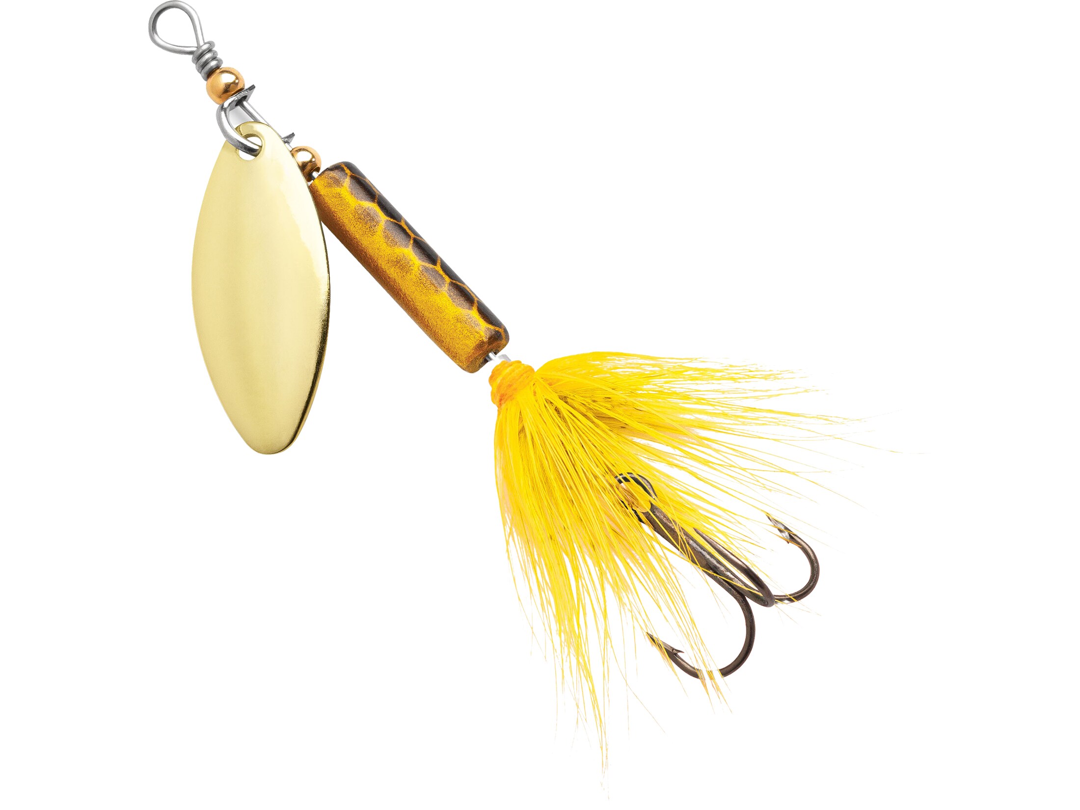 Blue Fox Whip Tail Deep Runner Inline Spinner 1/4oz Orange Chartreuse