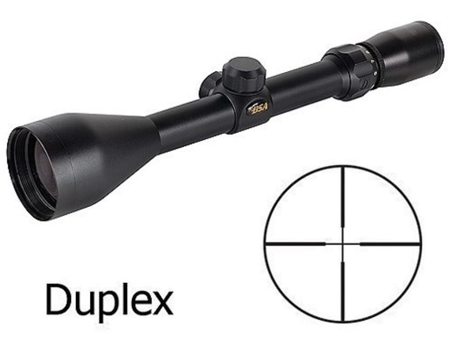 BSA Deer Hunting Rifle Scope 1 Tube 3-9x 50mm Duplex Reticle Matte