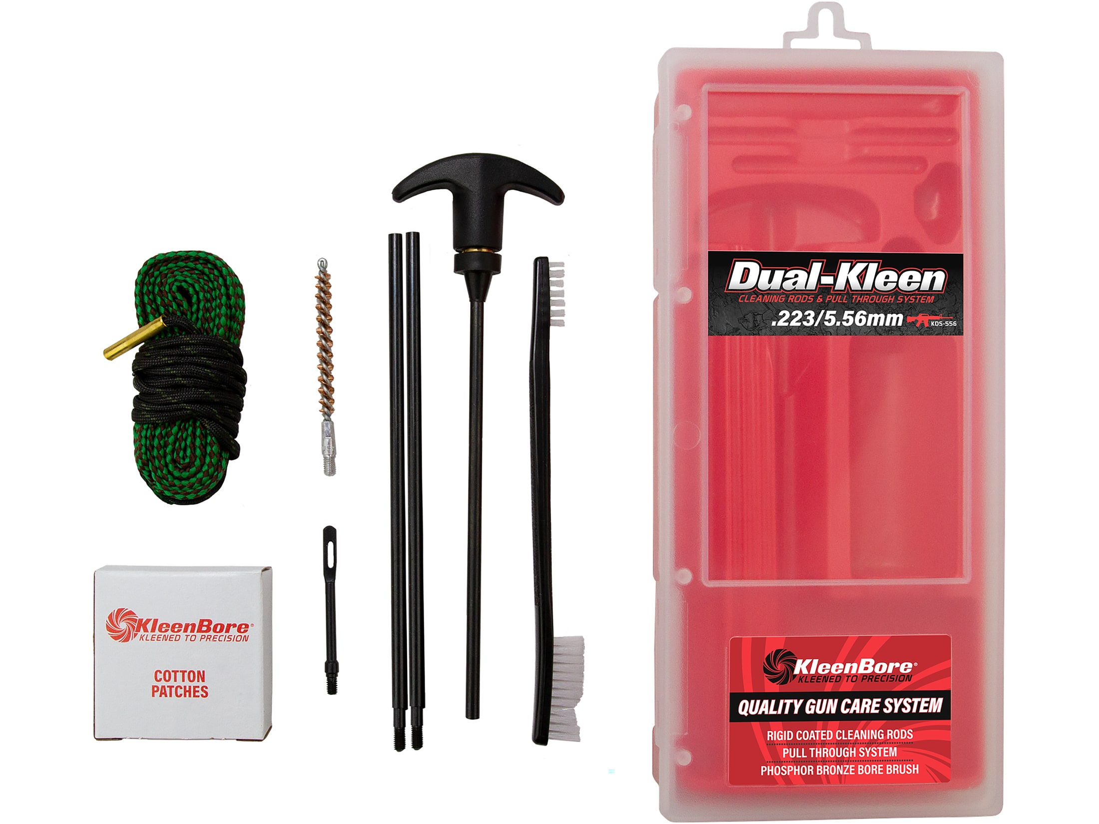 KleenBore Rod & Kwick Kleen Rope Cleaning System Kit 9mm