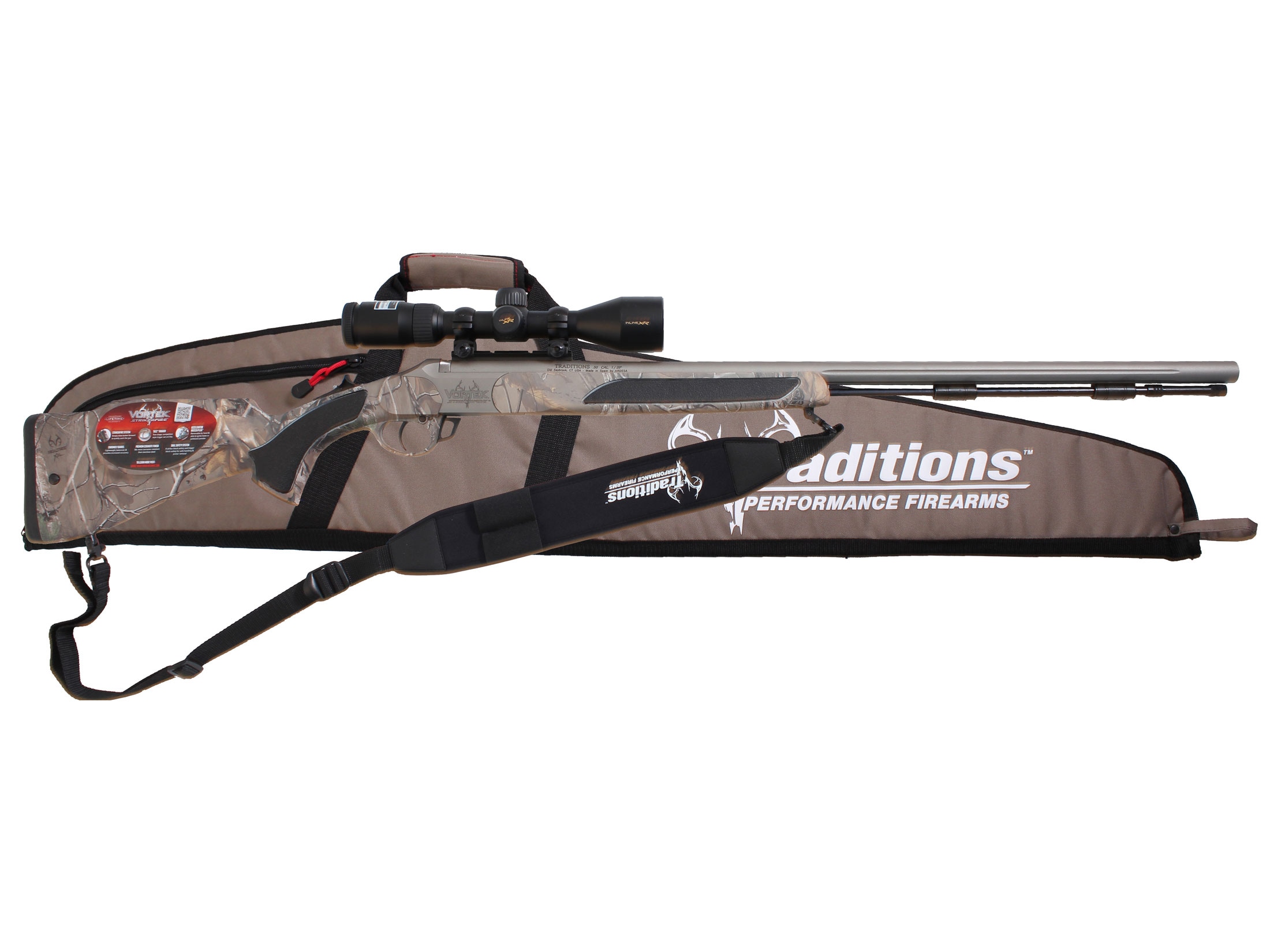 Traditions Crush Vortek Strikerfire Muzzleloading Rifle 3-9x 40mm