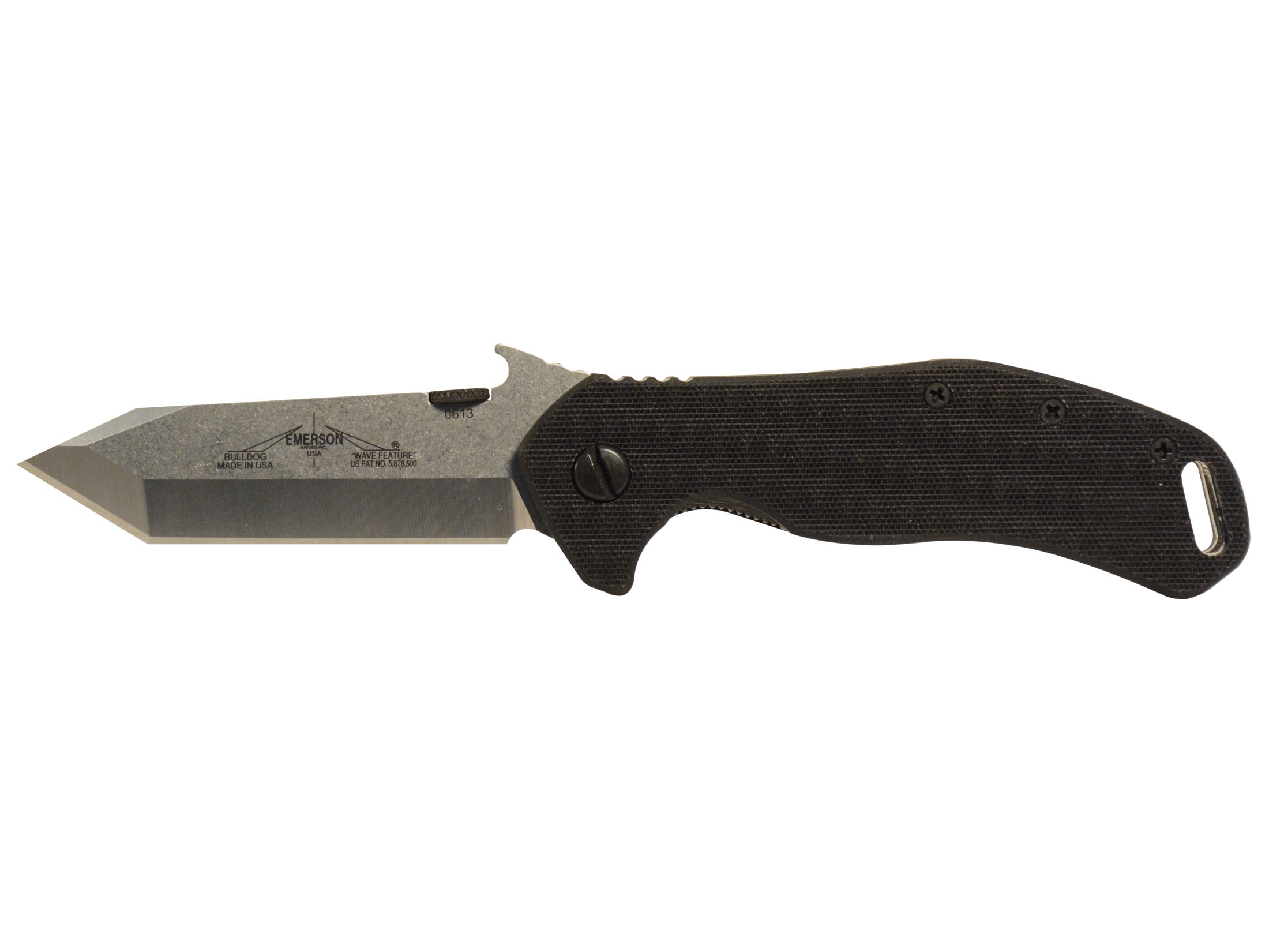 Emerson Bulldog Folding Pocket Knife 3.2 Serrated Tanto Point 154CM
