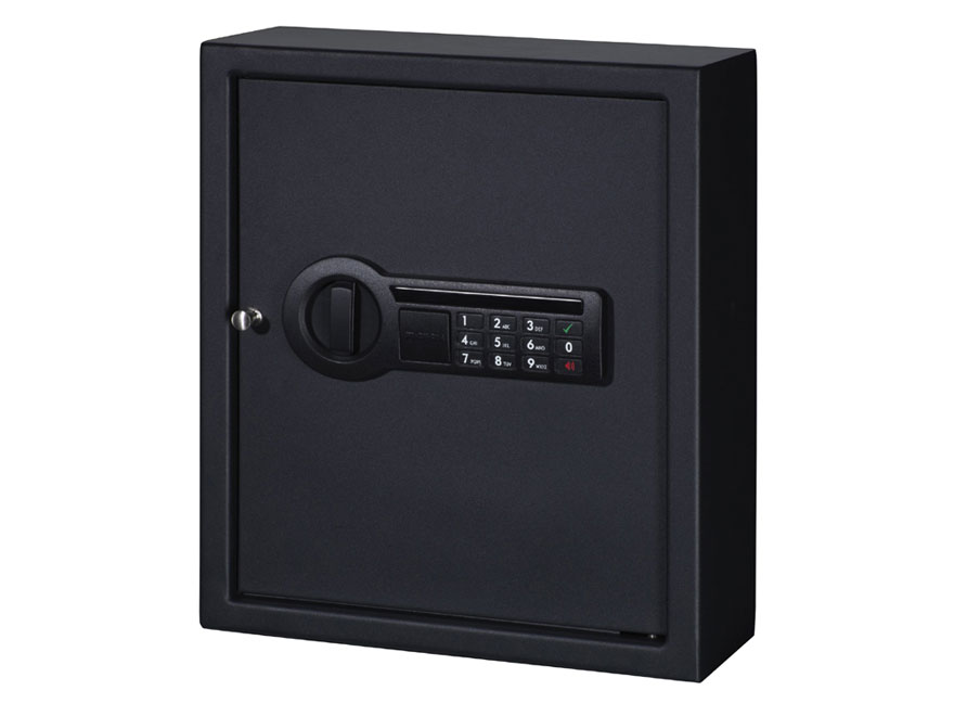 Stack-On Personal Drawer/Wall Safe Electronic Lock 1 Shelf Black
